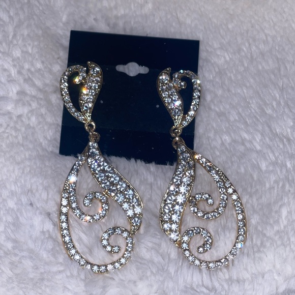 Swarovski | Jewelry | New Chandelier Clear Crystals Wedding Prom ...